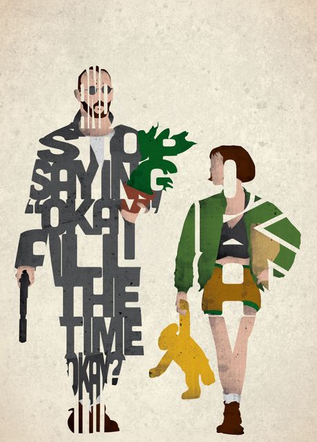 'Leon and Mathilda - Leon the Professional.' Poster by DriveIn Prints ...