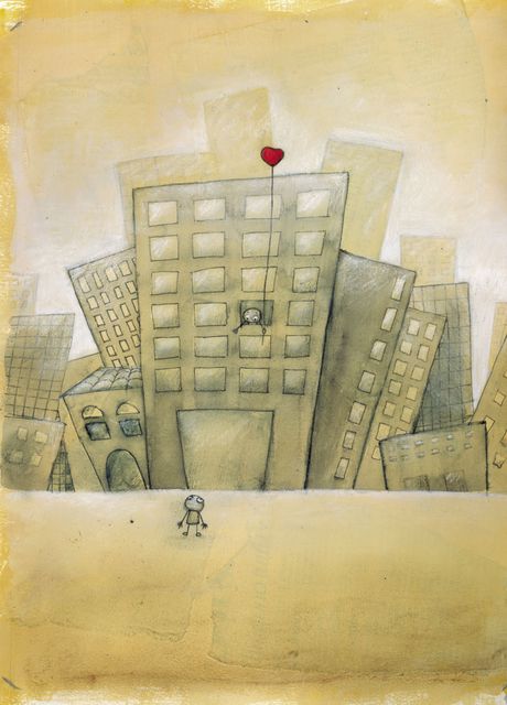 'my heart fly' Poster by Francesca Dafne Vignaga | Displate