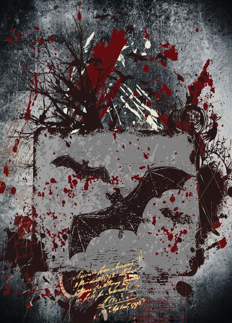 'Vampire Bats' Poster by Denis Marsili | Displate