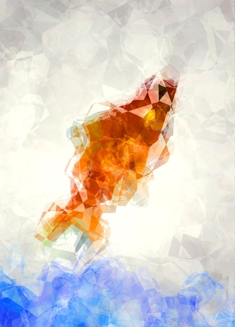 'goldfish' Poster by Giovanni Cancemi | Displate