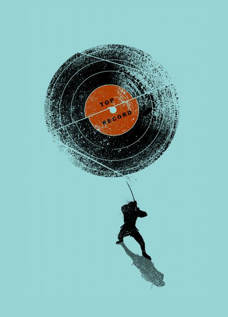 'Record Breaker' Poster by Nicebleed | Displate