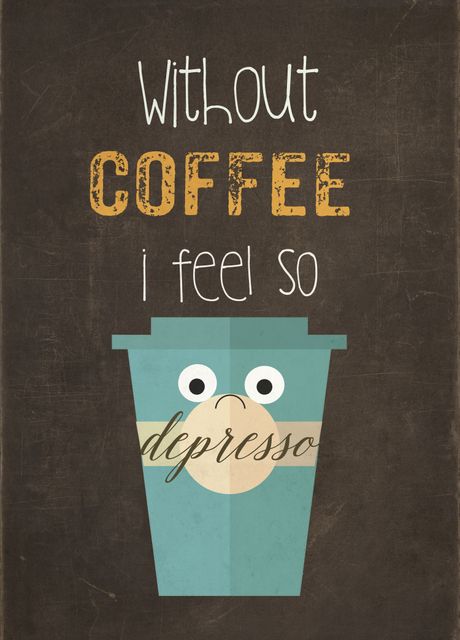 'COFFEE' Poster by Monika Strigel® | Displate