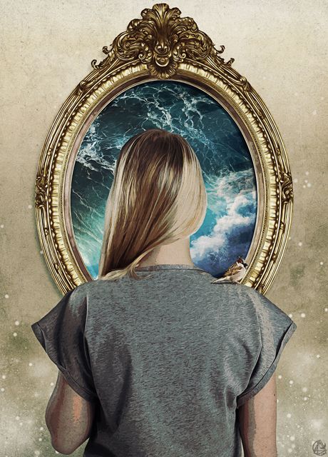 'reflection' Poster by seam less | Displate