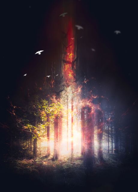 'Feed me' Poster by Ulf Härstedt | Displate