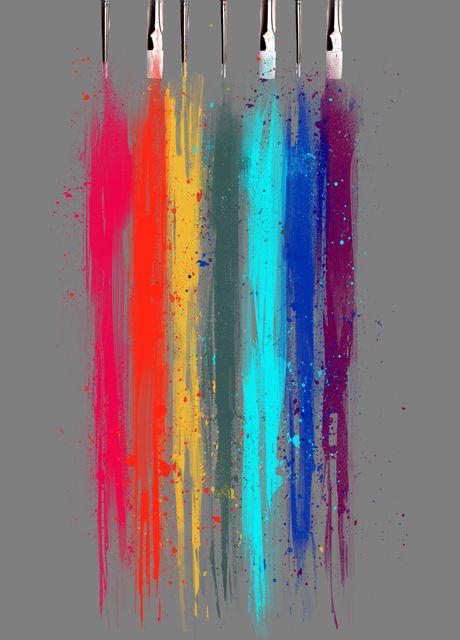 'Paint abstract' Poster by Tofan barmalisi | Displate