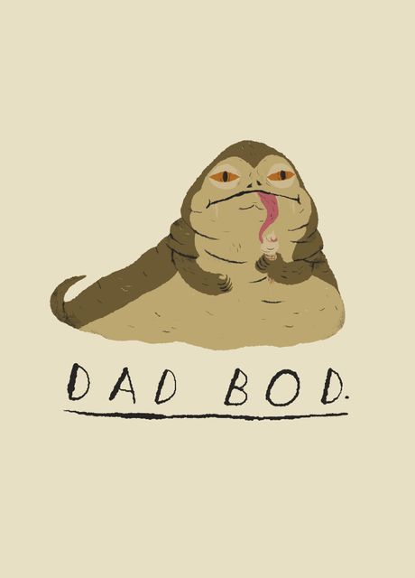 'dad bod.' Poster by Louis roskosch | Displate