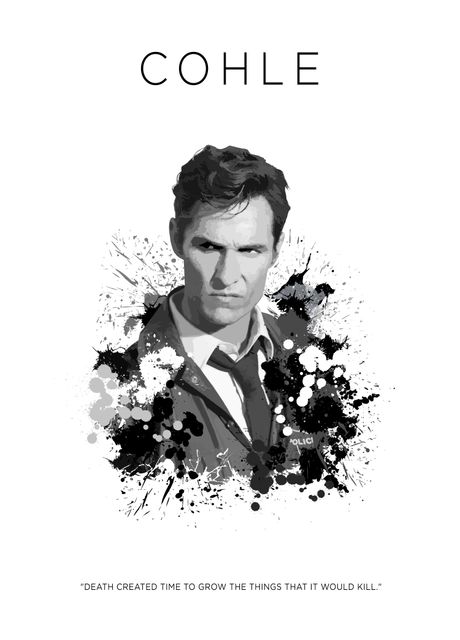 'Rustin Cohle' Poster by KOO CONCEPT | Displate