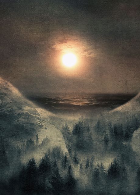 'Hope in the moon' Poster, picture, metal print, paint by Viviana ...