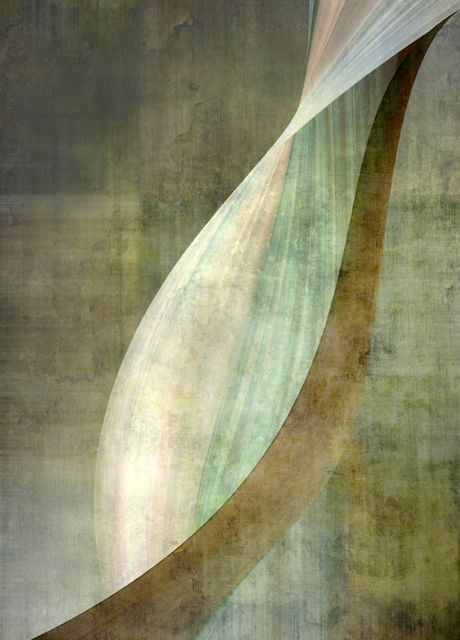 'Green Abstract Wave' Poster by aRT sKRATCHES | Displate