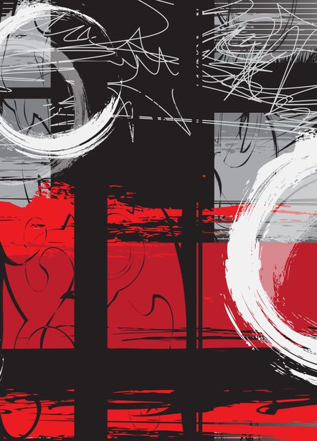 'Pop of Red' Poster by Ramon J Butler-Martinez | Displate