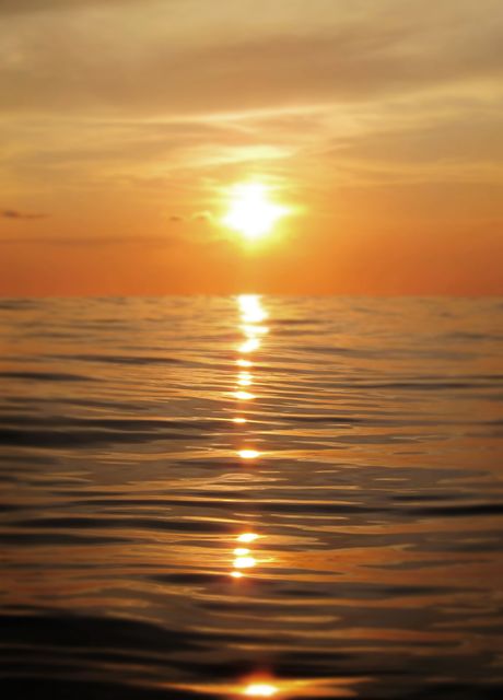 'Sun setting over calm waters' Poster by Nicklas Gustafsson | Displate