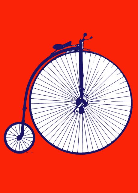 'Penny farthing' Poster by deborah corr | Displate