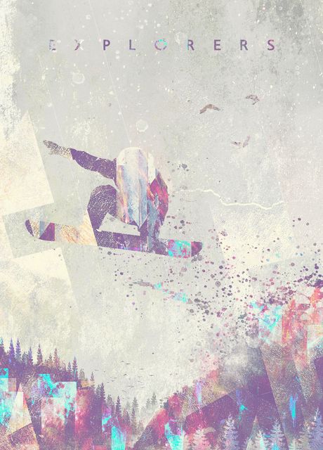 'Explorers IV' Poster by Ulf Härstedt | Displate