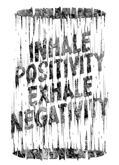 'Inhale Exhale v.2' Poster by Lou Patrick Mackay | Displate