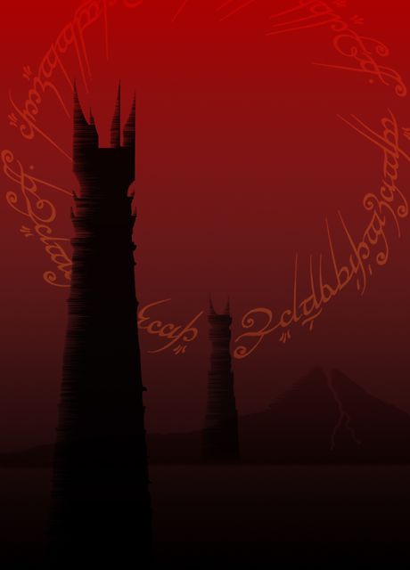 'The Road to Mount Doom' Poster by Scar Design | Displate