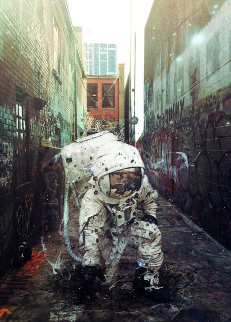 'Alley' Poster by seam less | Displate