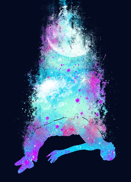 'Free Fall' Poster by Lou Patrick Mackay | Displate