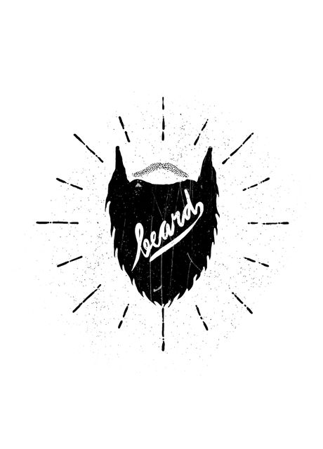 'Beard' Poster by Tofan barmalisi | Displate