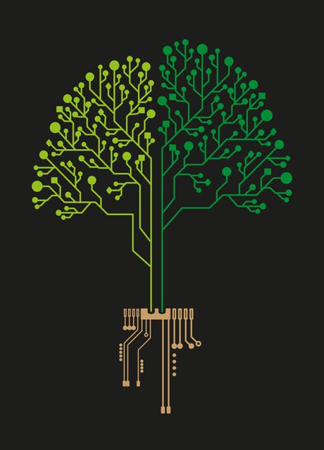 'Technology Tree' Poster by Noel delMar | Displate