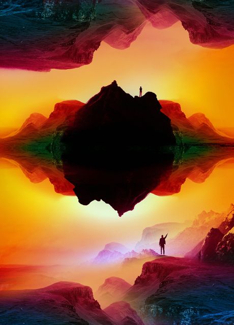 'Vibrant Isolation Island a' Poster by Stoian Hitrov | Displate