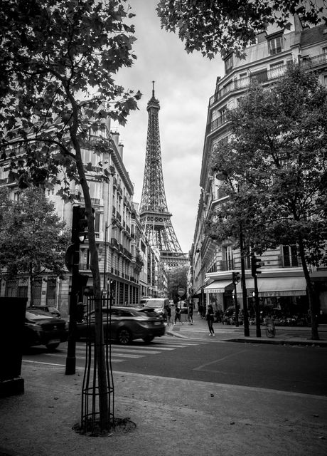 'The girl waiting to cross' Poster by Aaron Rendell | Displate