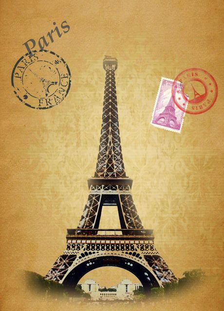 'Paris Post' Poster by Alexandre Jean Hoareau | Displate