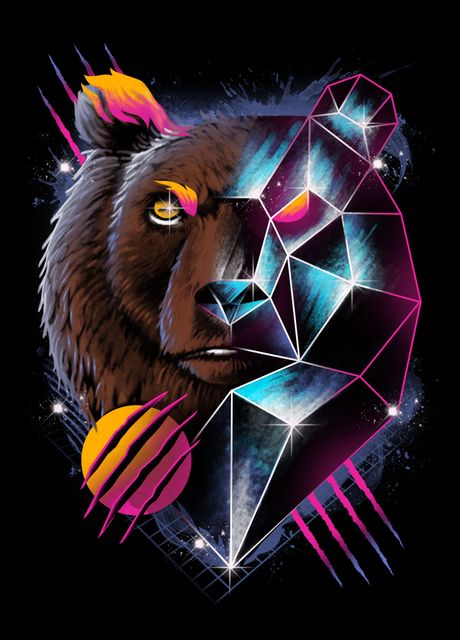 'Rad Bear' Poster by vp trinidad | Displate