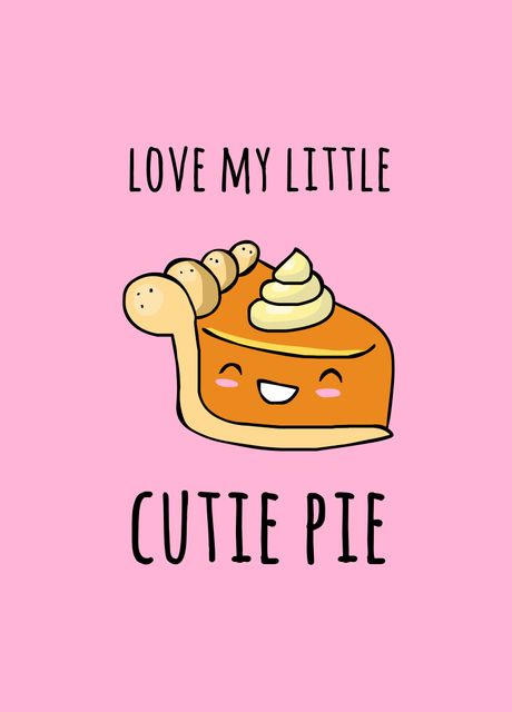 'Cutie Pie' Poster by Ana Villanueva | Displate