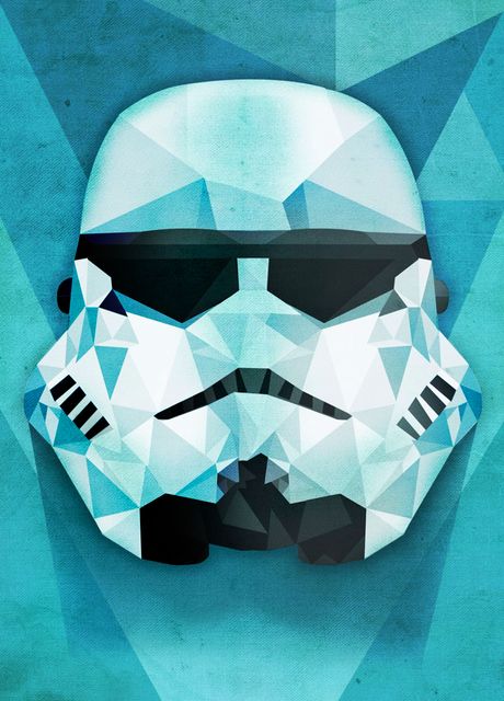 'Polygonal' Poster by Star Wars | Displate