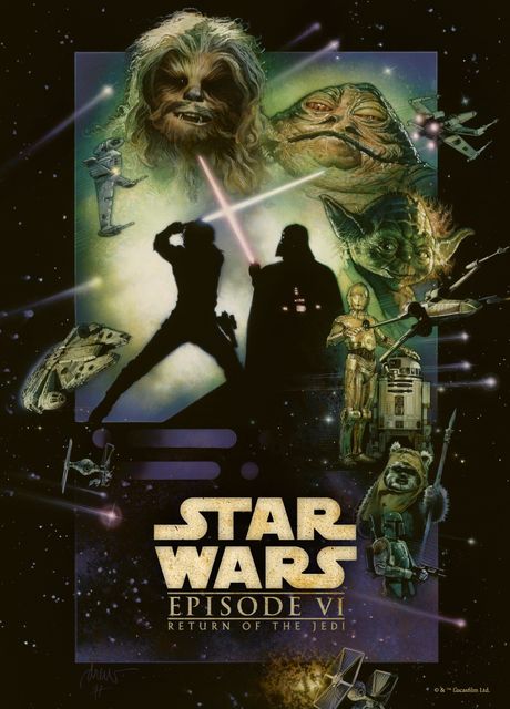 'Star Wars Episode VI: Return of the Jedi' Poster by Star Wars | Displate
