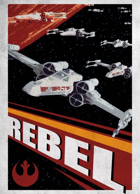 'Rebel' Poster by Star Wars | Displate