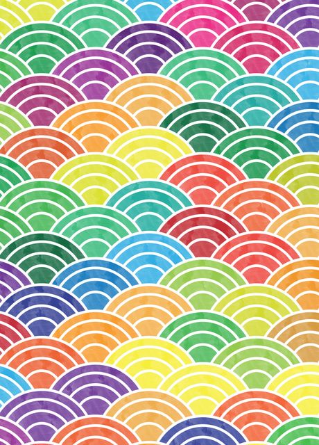 'Colorful Circles ' Poster by Amir Faysal | Displate