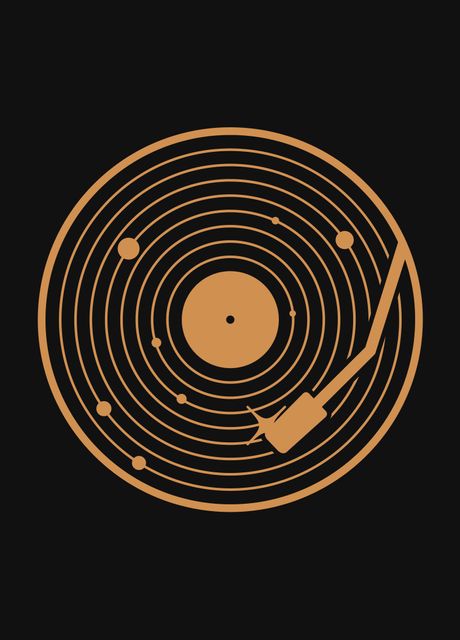 'The Vinyl Sytem' Poster by Grant Shepley | Displate