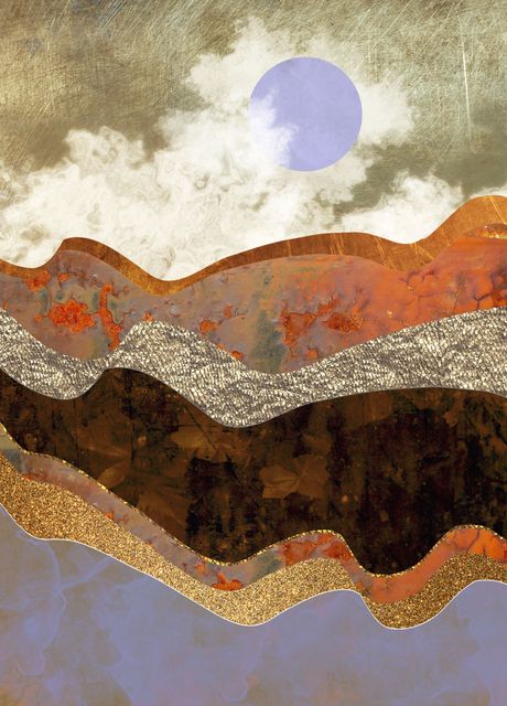 'Lavender Hills' Poster by SpaceFrog Designs | Displate