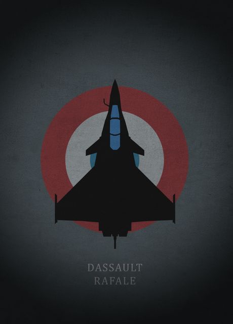 'Dassault Rafale' Poster by Iwoko | Displate