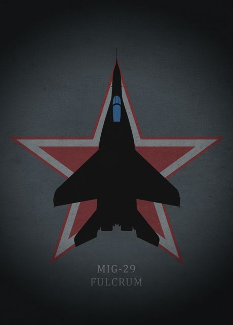 'MIG-29 Fulcrum' Poster by Iwoko | Displate