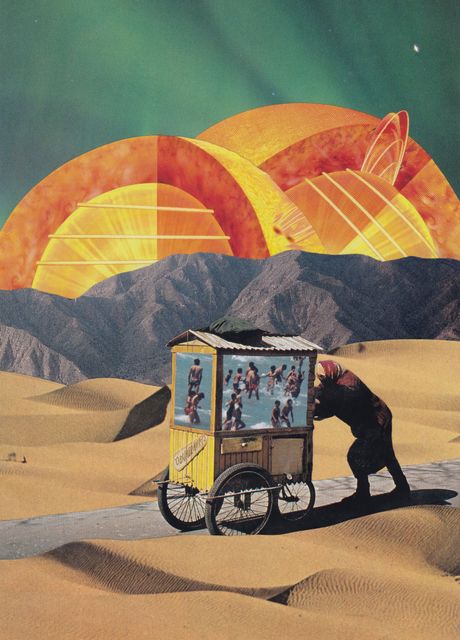 'Two Suns [collage]' Poster by Lerson Pannawit | Displate