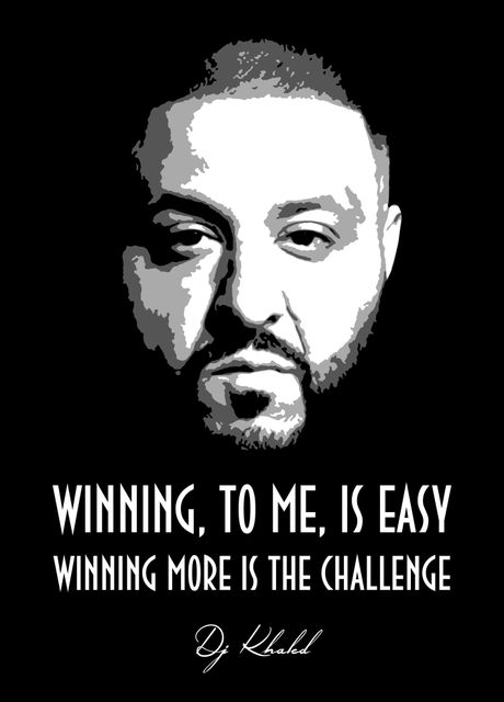 'DJ Khaled' Poster by BB Design | Displate