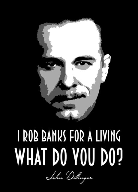 'John Dillinger' Poster by BB Design | Displate