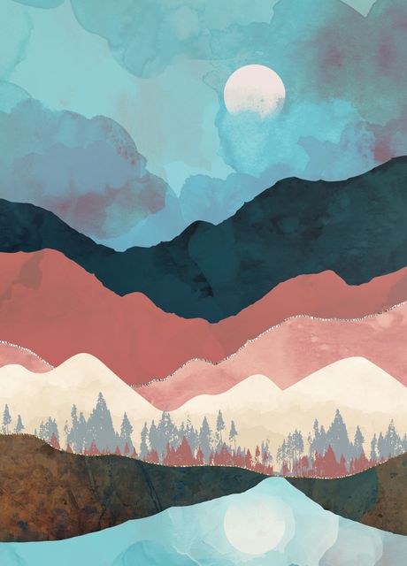 'Fall Transition' Poster by SpaceFrog Designs | Displate