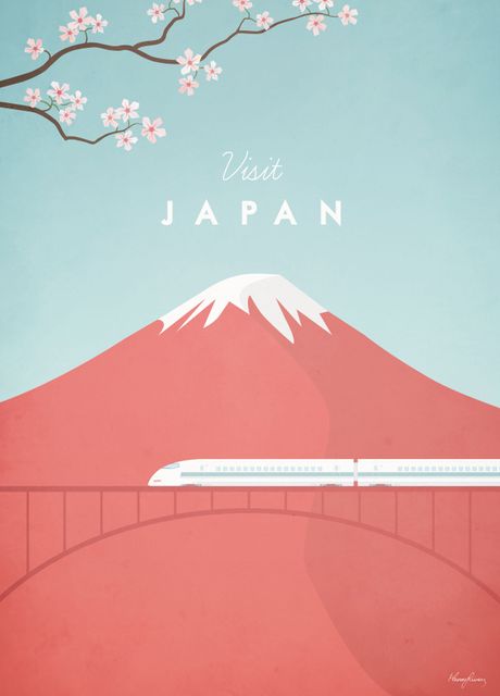 'Japan' Poster by Henry Rivers | Displate