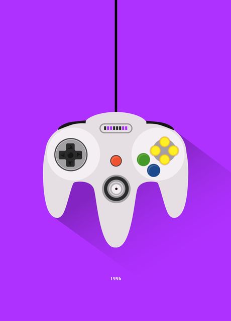 'Nintendo 64' Poster by Mr Jackpots | Displate