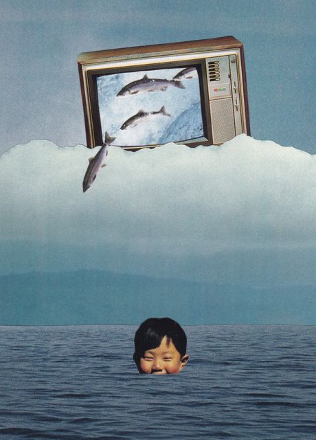 '3D television [collage]' Poster by Lerson Pannawit | Displate