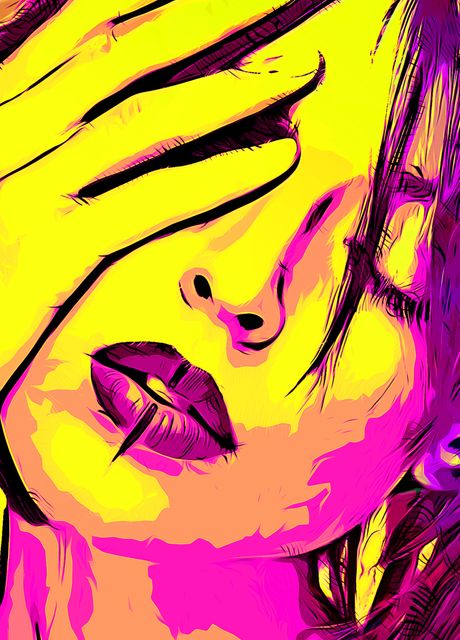 'Diamond Dog' Poster by Randy Monteith | Displate