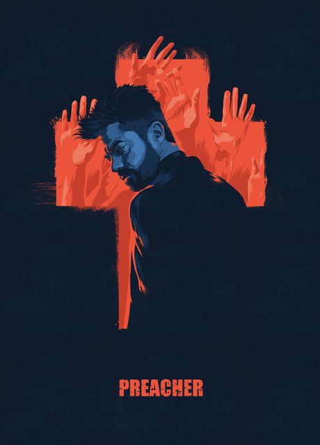 'Preacher' Poster by Fourteen Lab | Displate