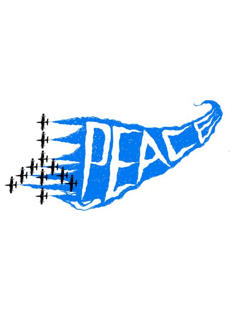 'Peace Plane' Poster by Tofan barmalisi | Displate