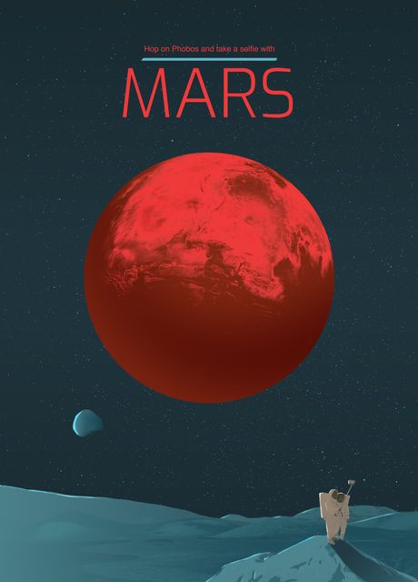 'Mars' Poster by Mr Jackpots | Displate