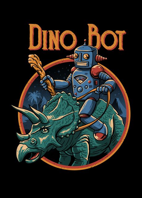 'Dino Bot 2' Poster by vp trinidad | Displate