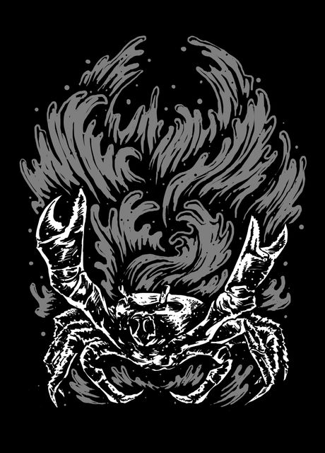 'Crab' Poster, picture, metal print, paint by design by sebrodbrick ...