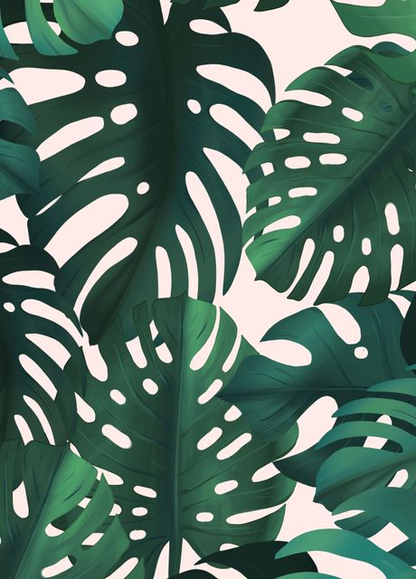 'Tropical leaves' Poster by Jace Anderson | Displate